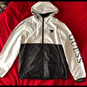 Guess | Jackets & Coats | Rare Size Large Xl Guess Windbreaker ...